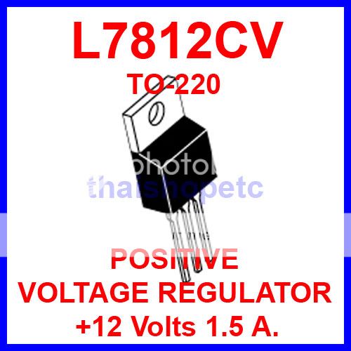 10 pcs. L7812 7812 Voltage Regulator + 12V 1.5A Ham Kit | eBay