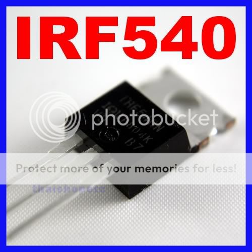 10 x IRF540NPBF IRF540N IRF540 IR MOSFET N Channel 33A 100V | eBay