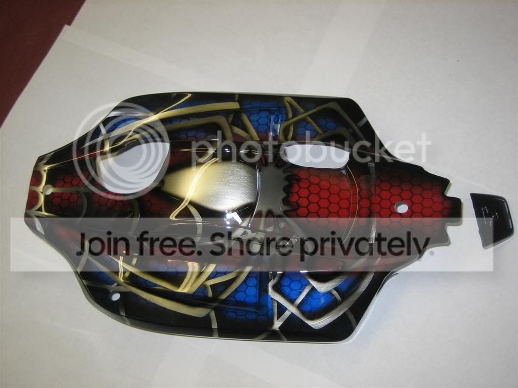 FS/FT Custom painted RC8 body (Spiderman) - R/C Tech Forums