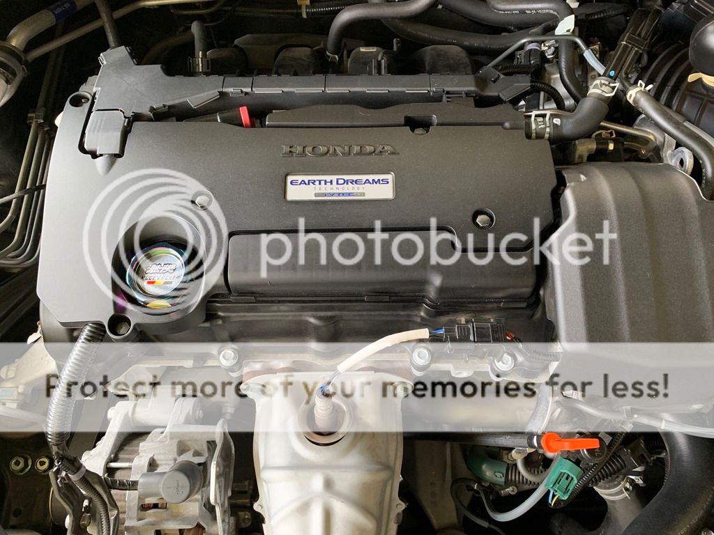 Is there K24W1 engine cover available with HONDA letters colored in ...