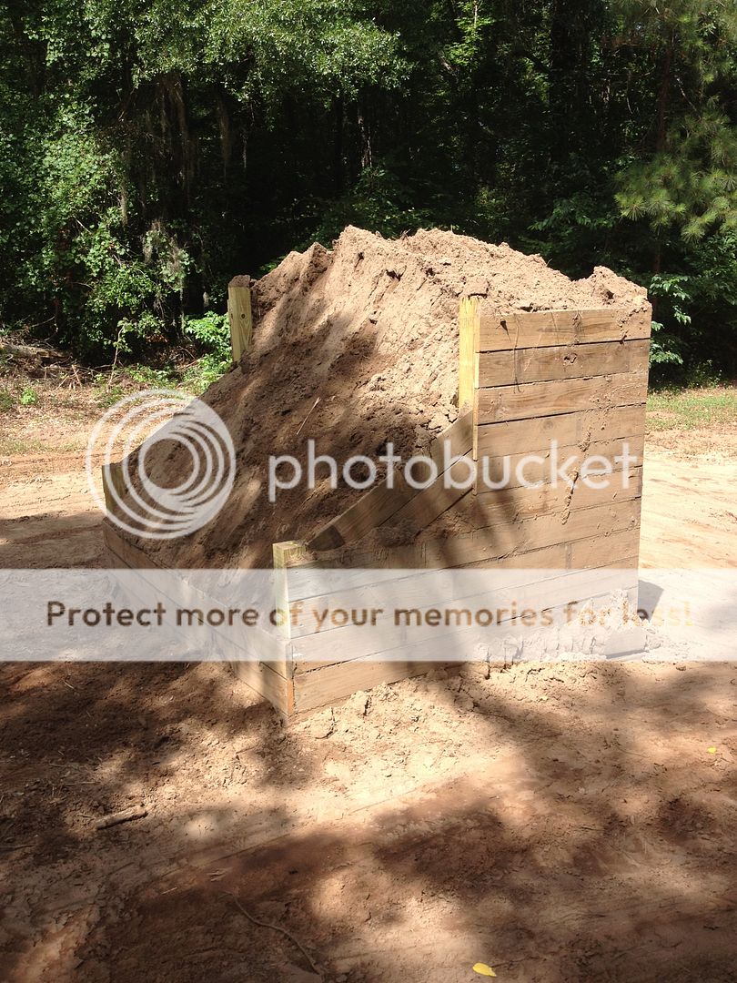 Built a shooting berm and feeder... | GON Forum